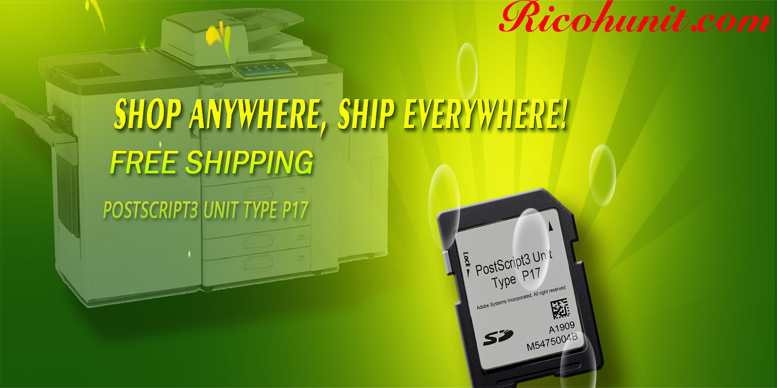 ricohunit.com. spend less. receive more