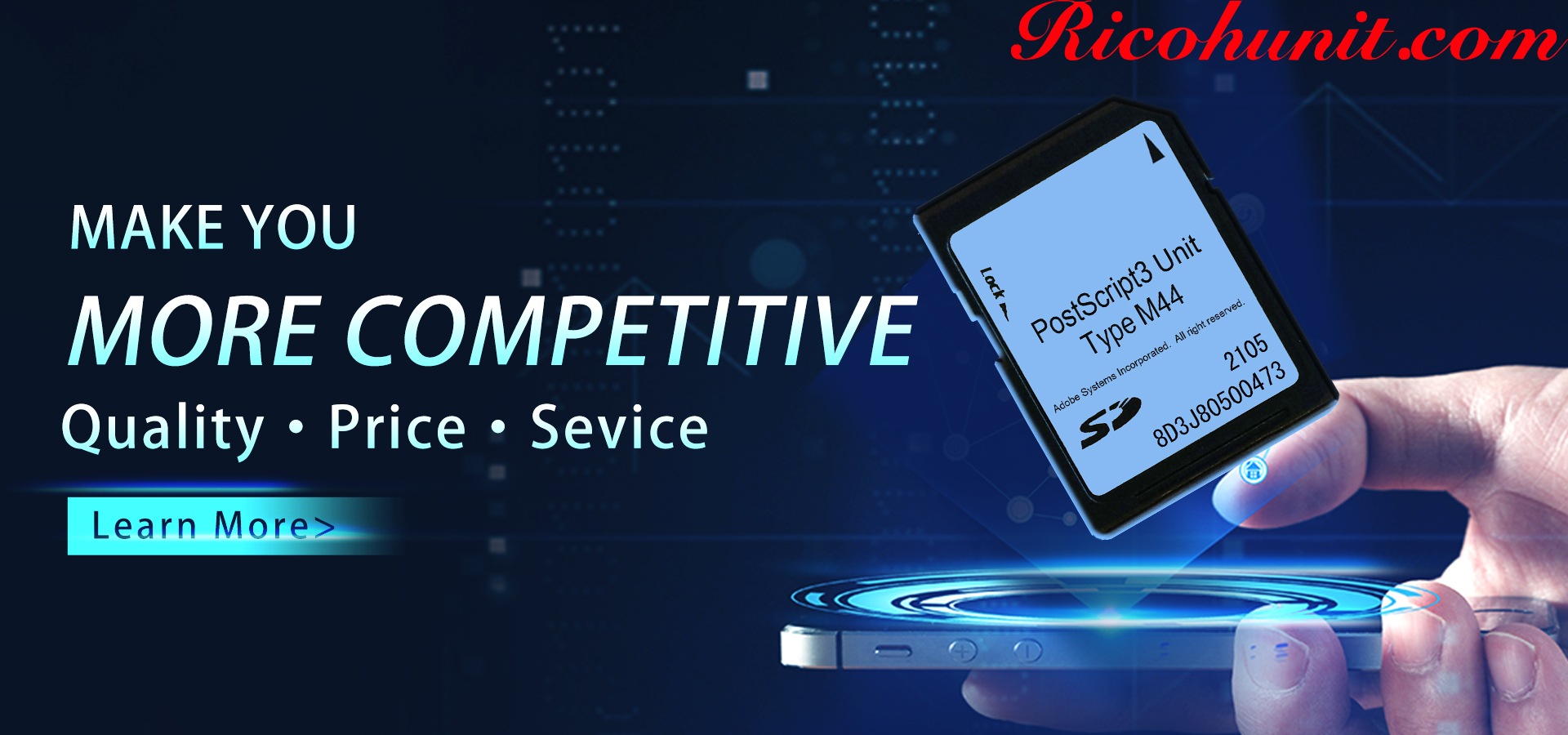 ricohunit.com. spend less. receive more